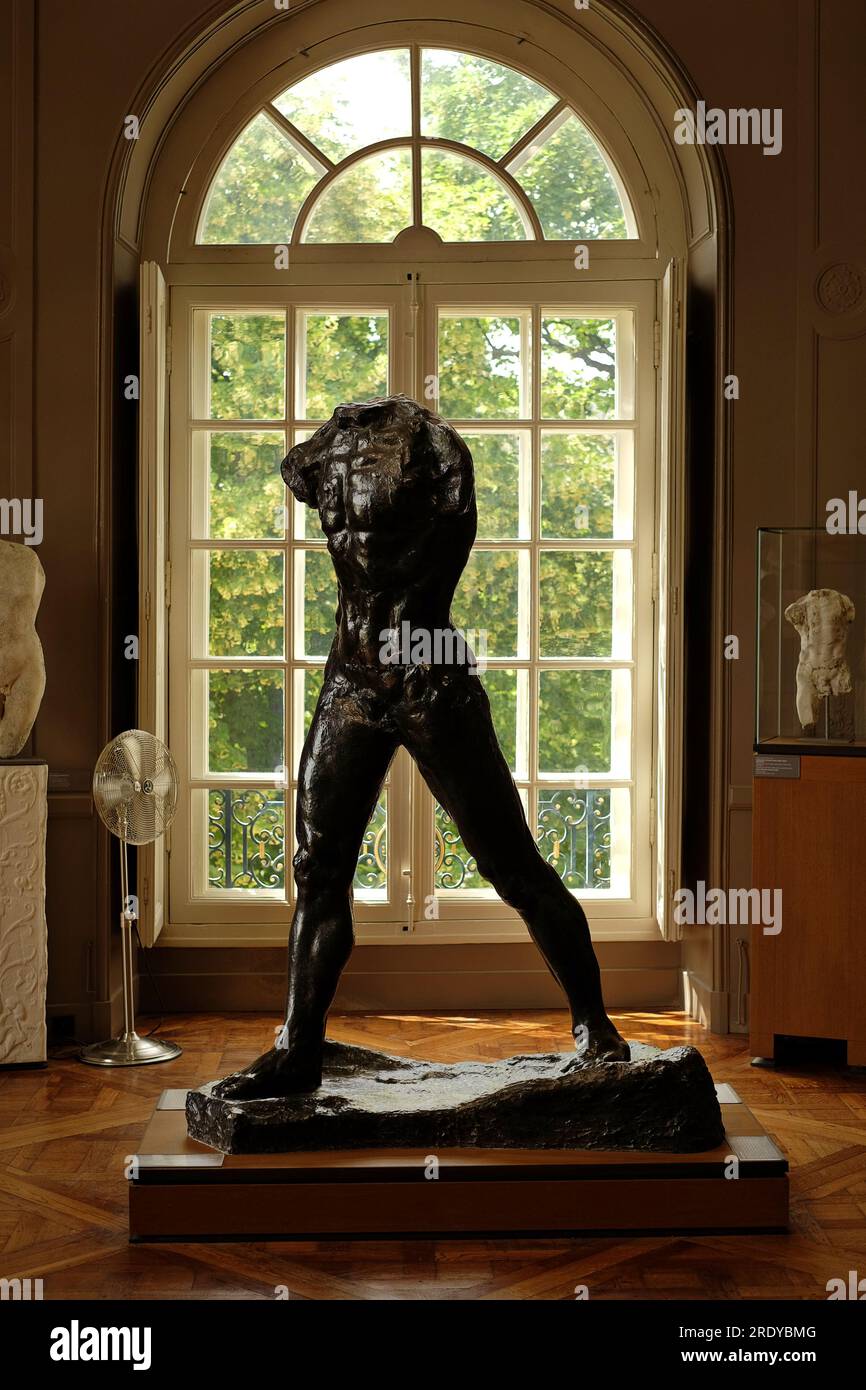 The Walking Man, is a sculpture of an armless and headless bronze torso ...