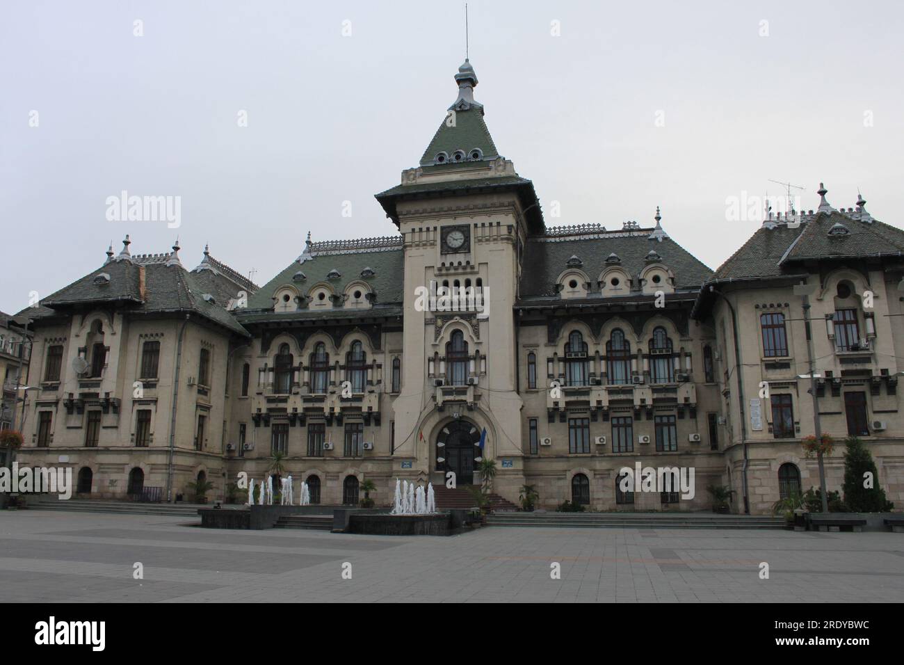 The Town Hall in the city center of Craiova, Romania Stock Photo - Alamy