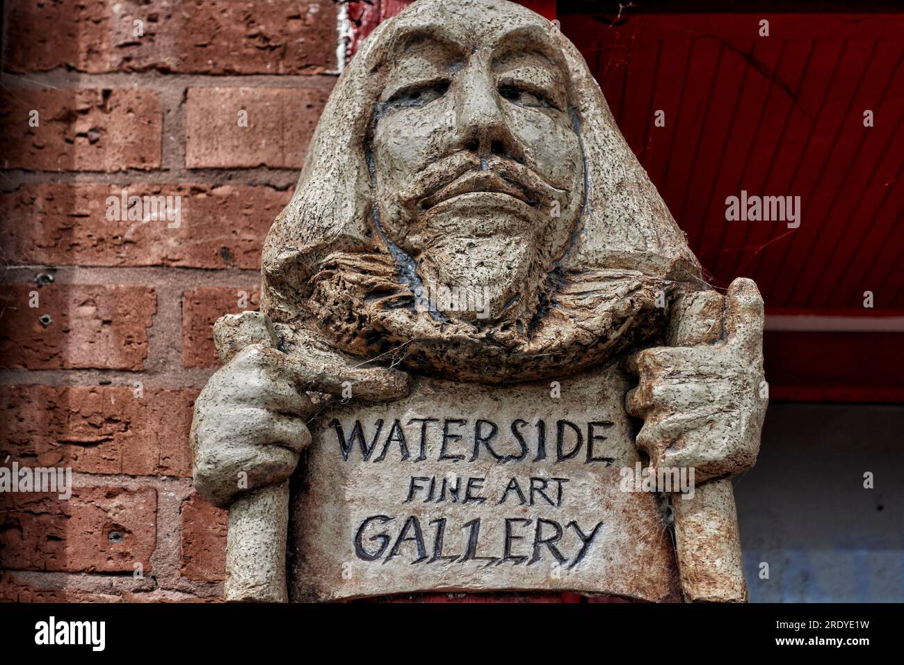 William Shakespeare carving at the Waterside art gallery Stratford upon ...