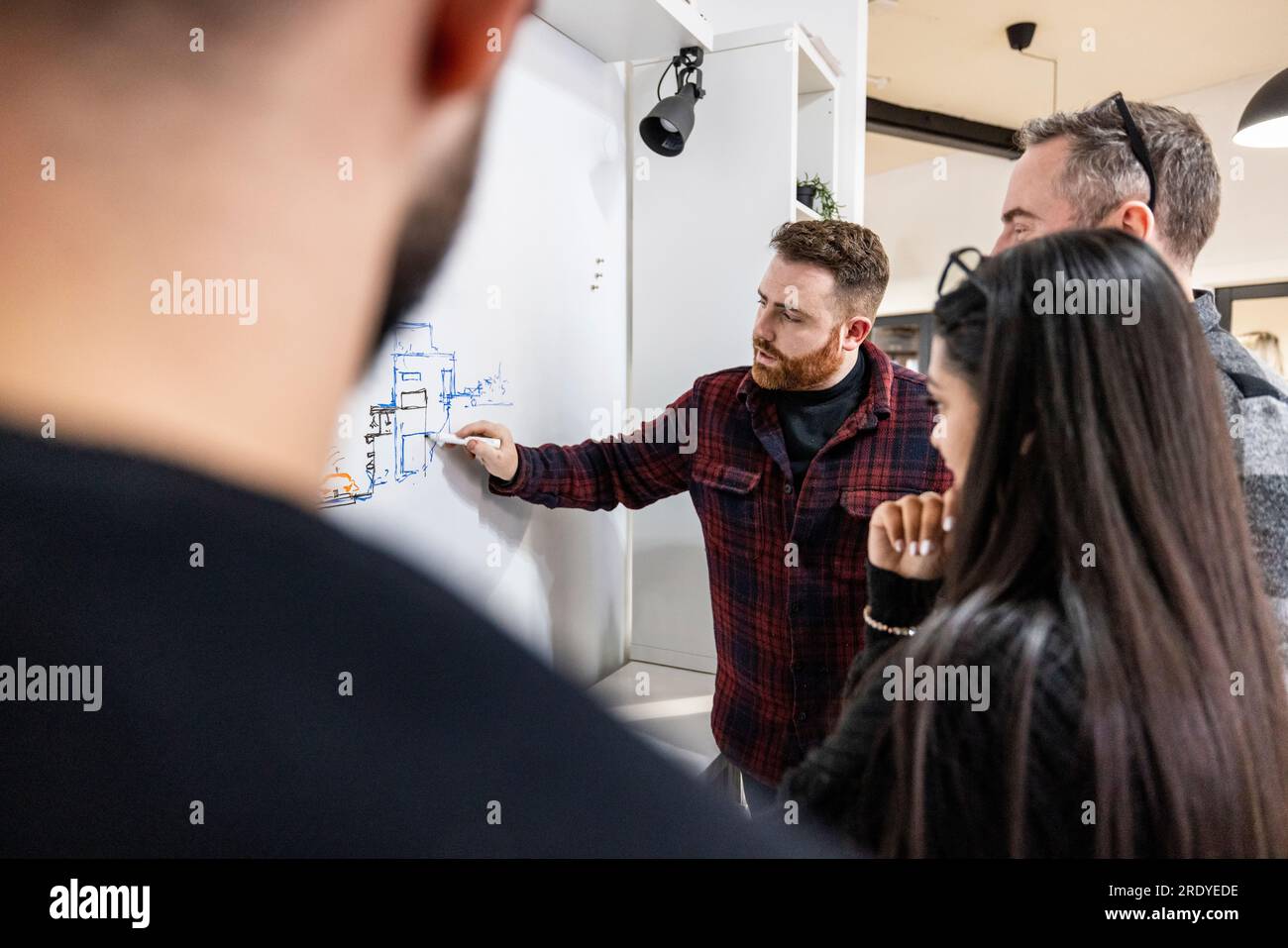 Architect drawing board hi-res stock photography and images - Alamy