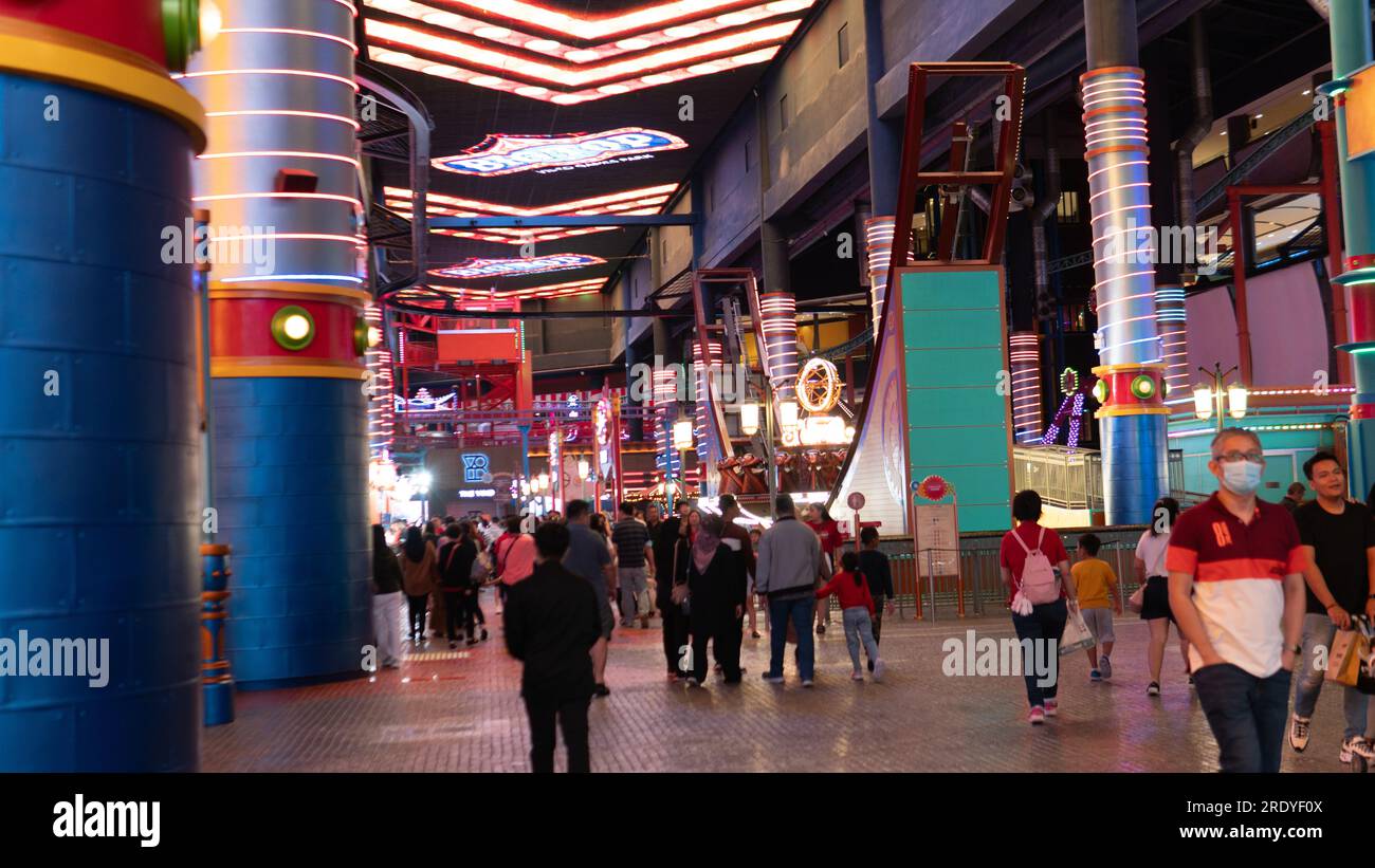 Genting Highlands, Pahang Malaysia, 24th July 23- Selective focus ...