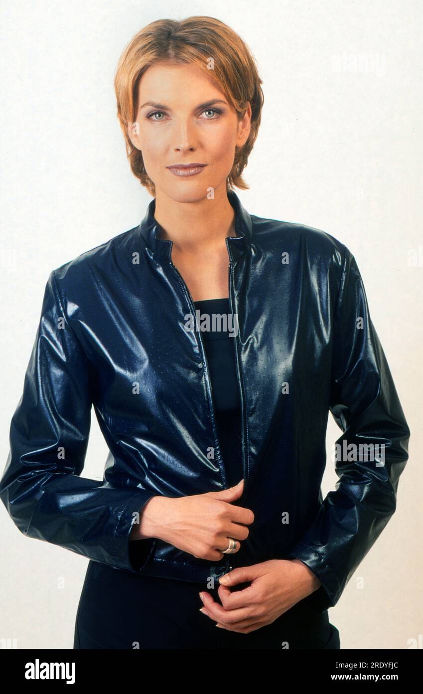 Marietta Slomka, deutsche Journalistin und Fernsehmoderatorin, bei ...