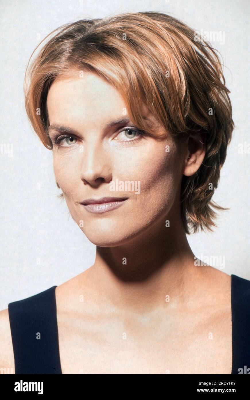 Marietta Slomka, deutsche Journalistin und Fernsehmoderatorin, bei ...