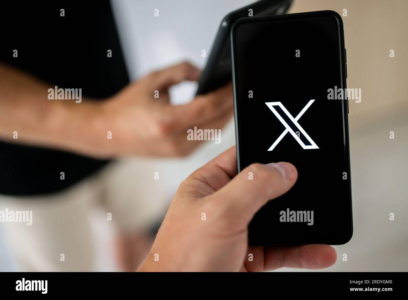 Poland. 24th July, 2023. In this photo illustration the X (Twitter ...