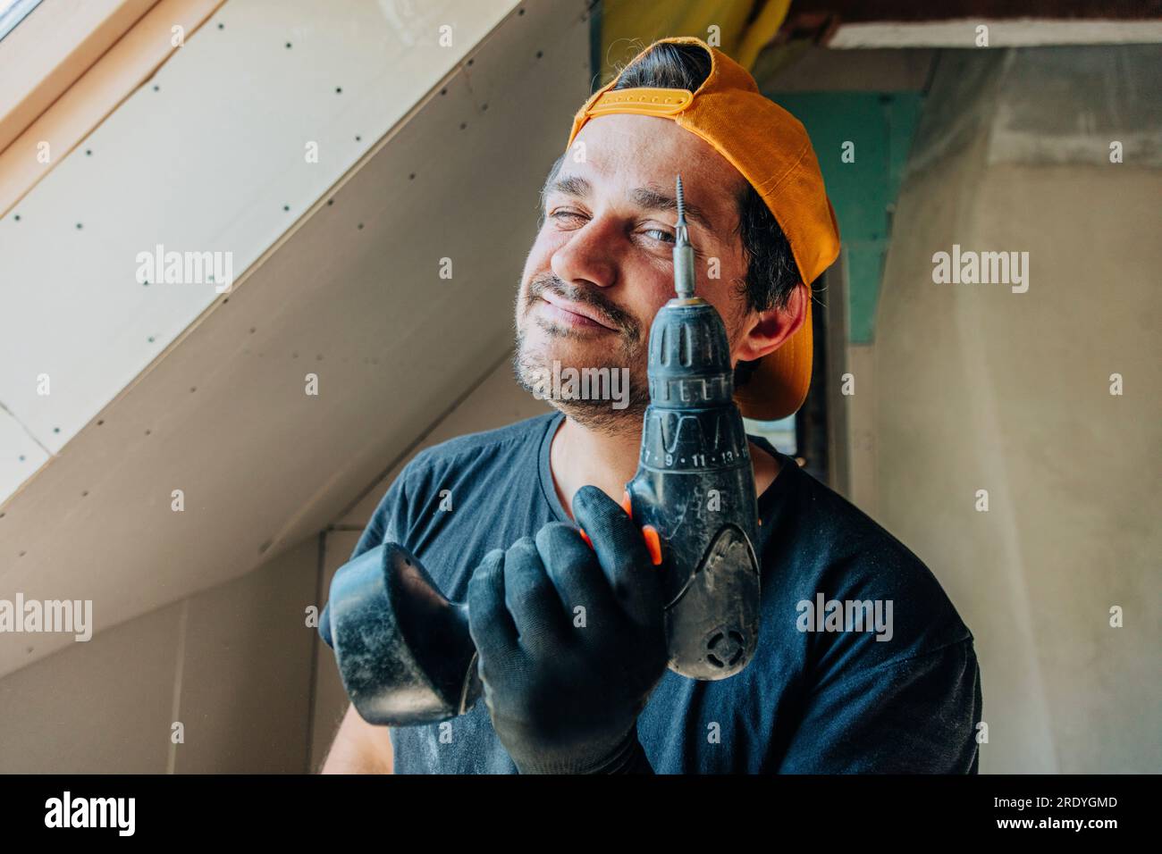 Winking renovation hi-res stock photography and images - Alamy