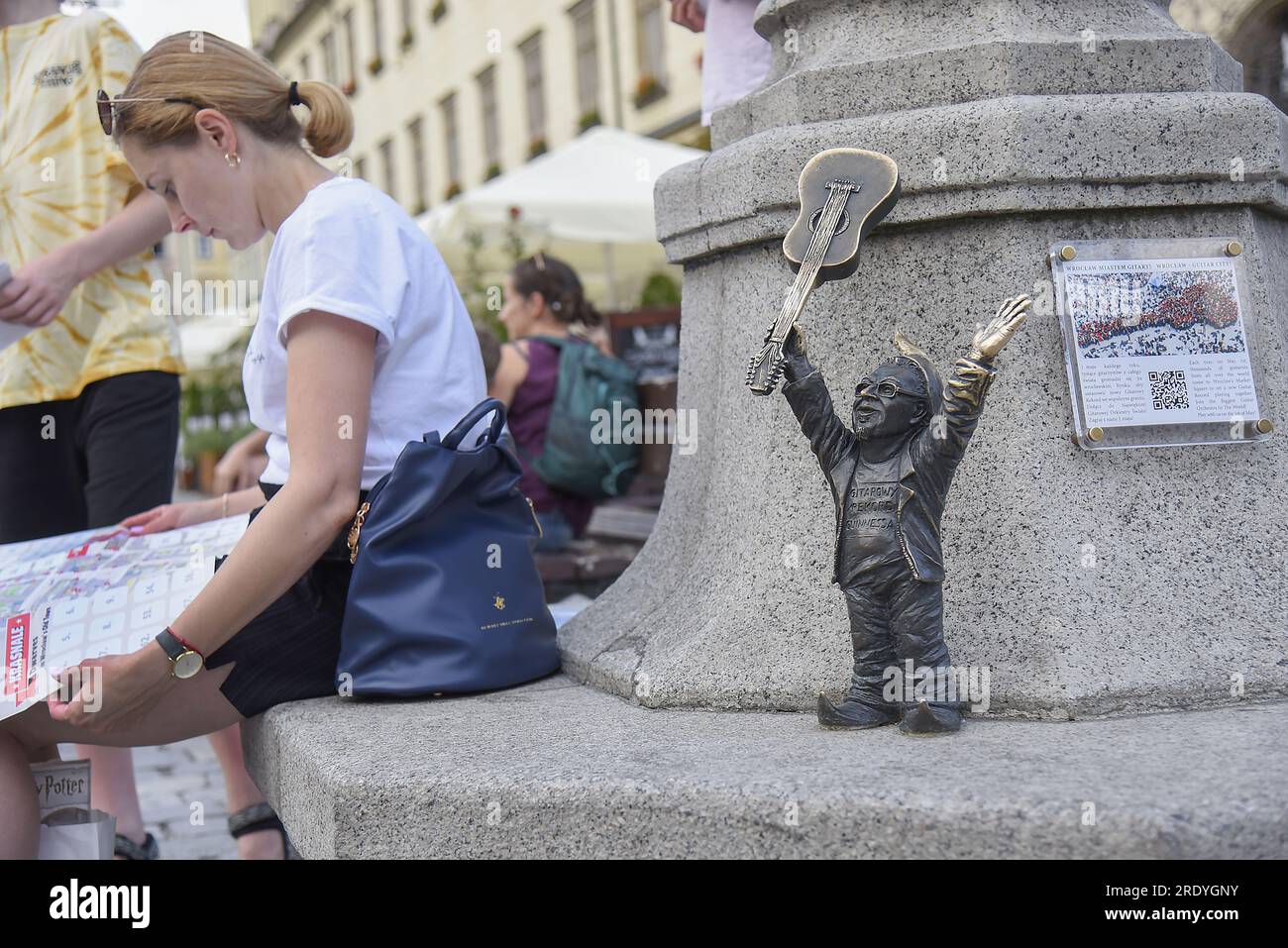 Dwarf in Wroclaw city, Poland July 17, 2023. (CTK Photo/Drahoslav Ramik ...