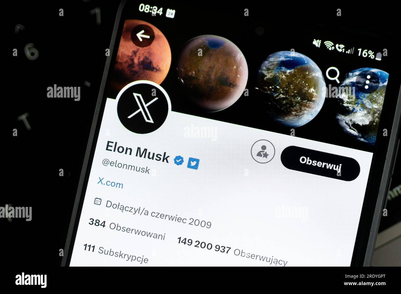 Poland. 24th July, 2023. In this photo illustration the X (Twitter ...