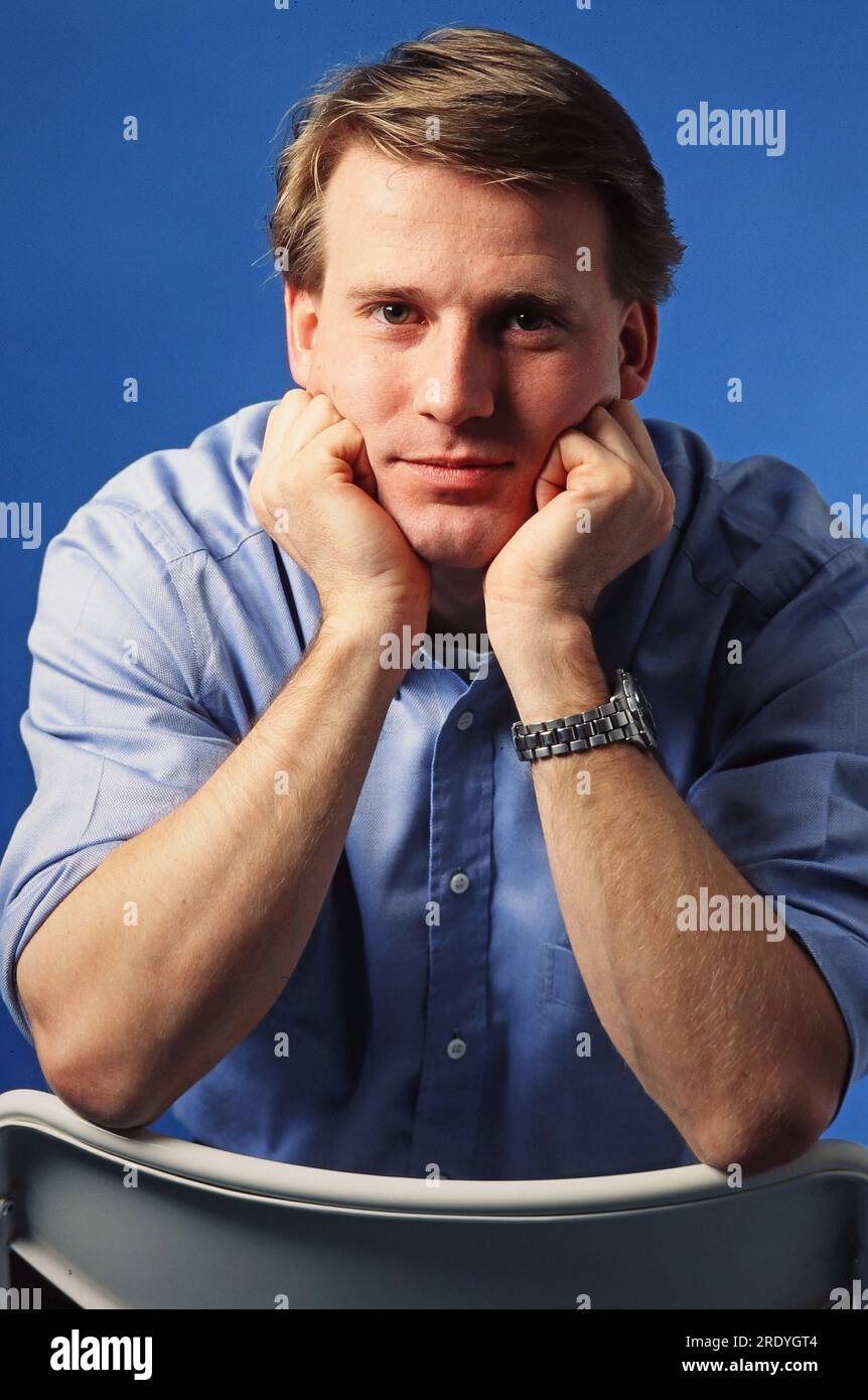 Lars Brandau, deutscher Moderator und Reporter beim Nachrichtensender n ...