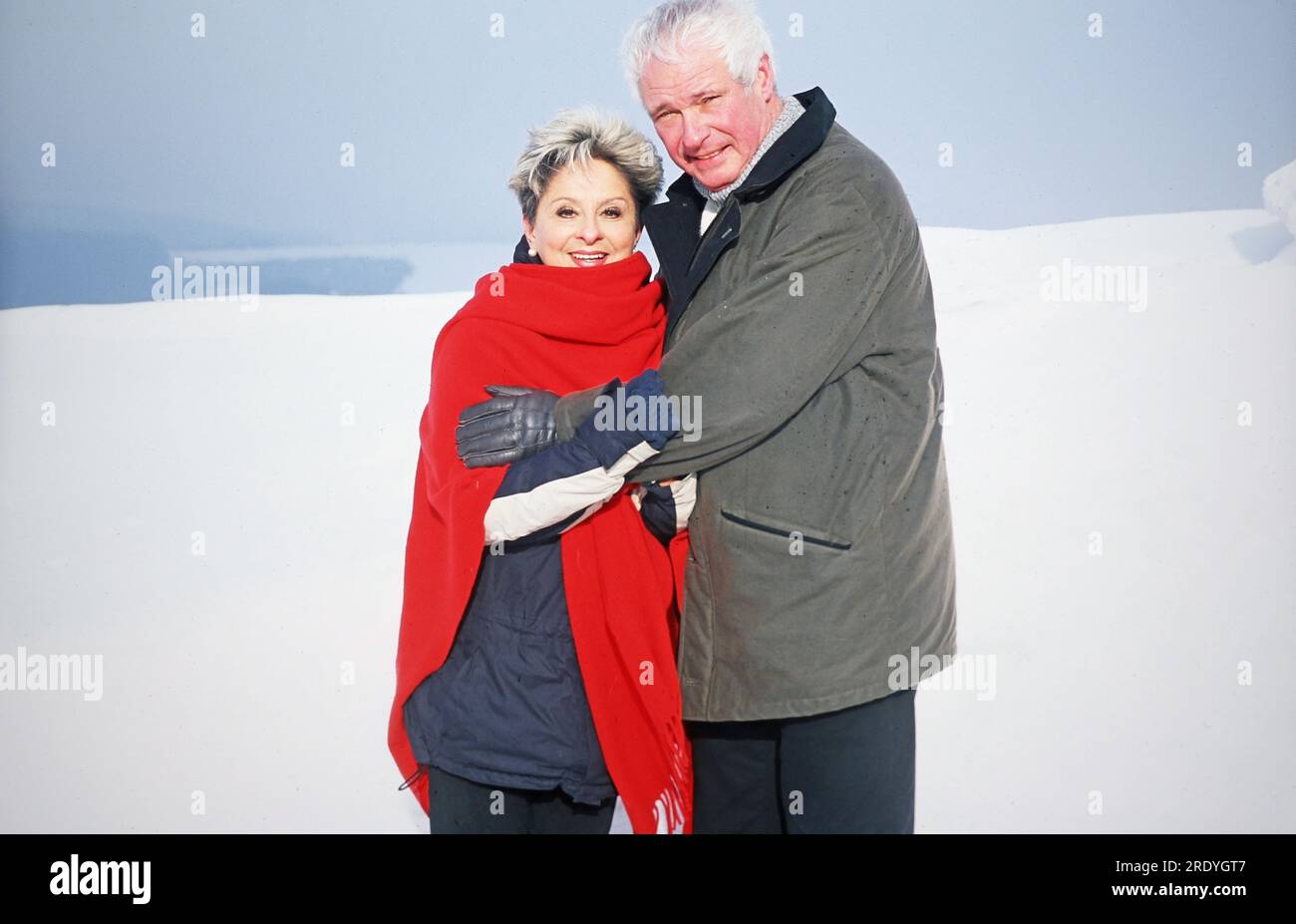 Dagmar Frederic, deutsche Sängerin und Entertainerin, mit Ehemann im ...