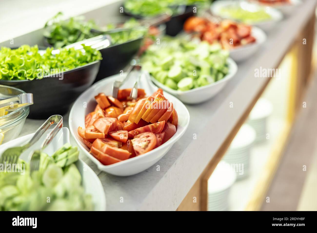 Tomatoes table snack tasty meal hi-res stock photography and images - Alamy
