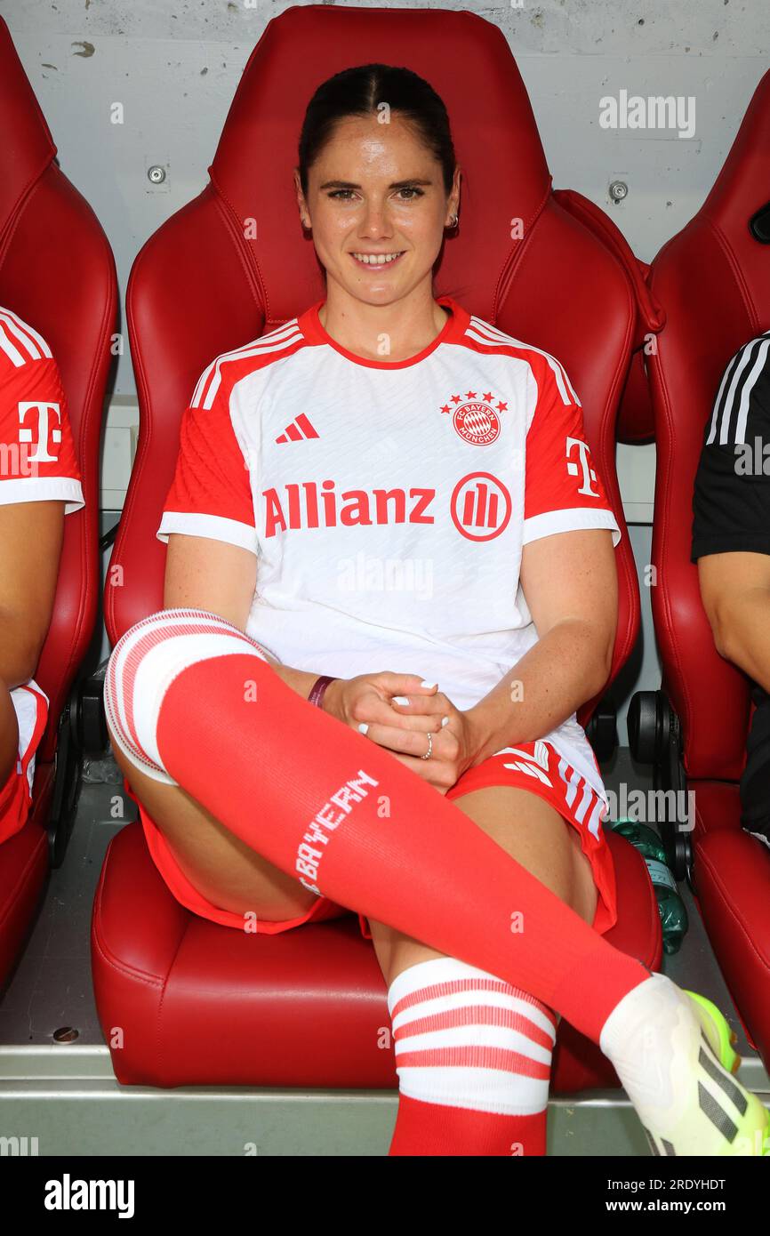 Sarah Zadrazil - part of the Fc Bayern girls team - Fee liable image ...