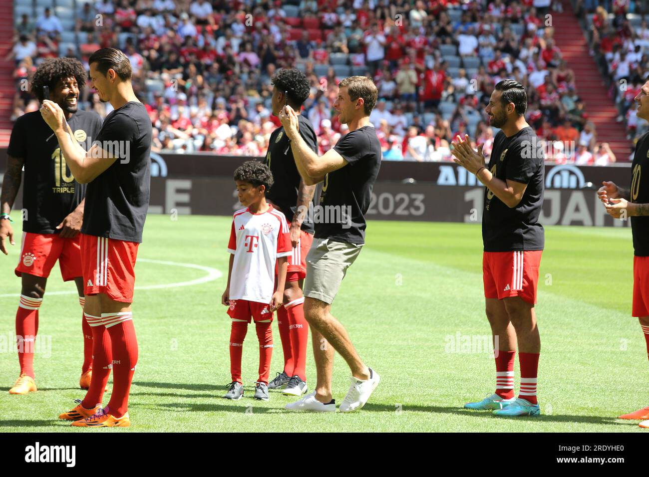 Fcbayern team presentation season 2023 2024 hi-res stock photography ...