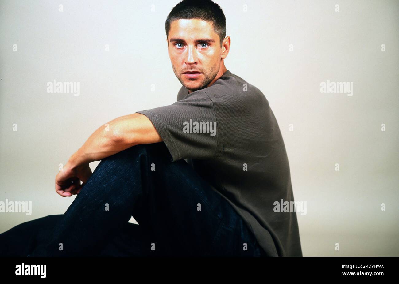 Oliver Bootz, deutscher Schauspieler, bei einem Fotoshoot im Studio ...