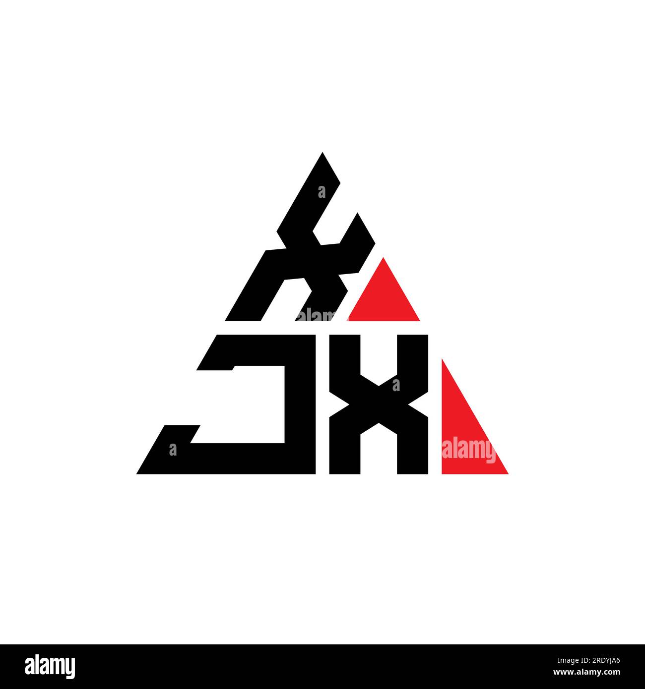 XJX triangle letter logo design with triangle shape. XJX triangle logo design monogram. XJX ...