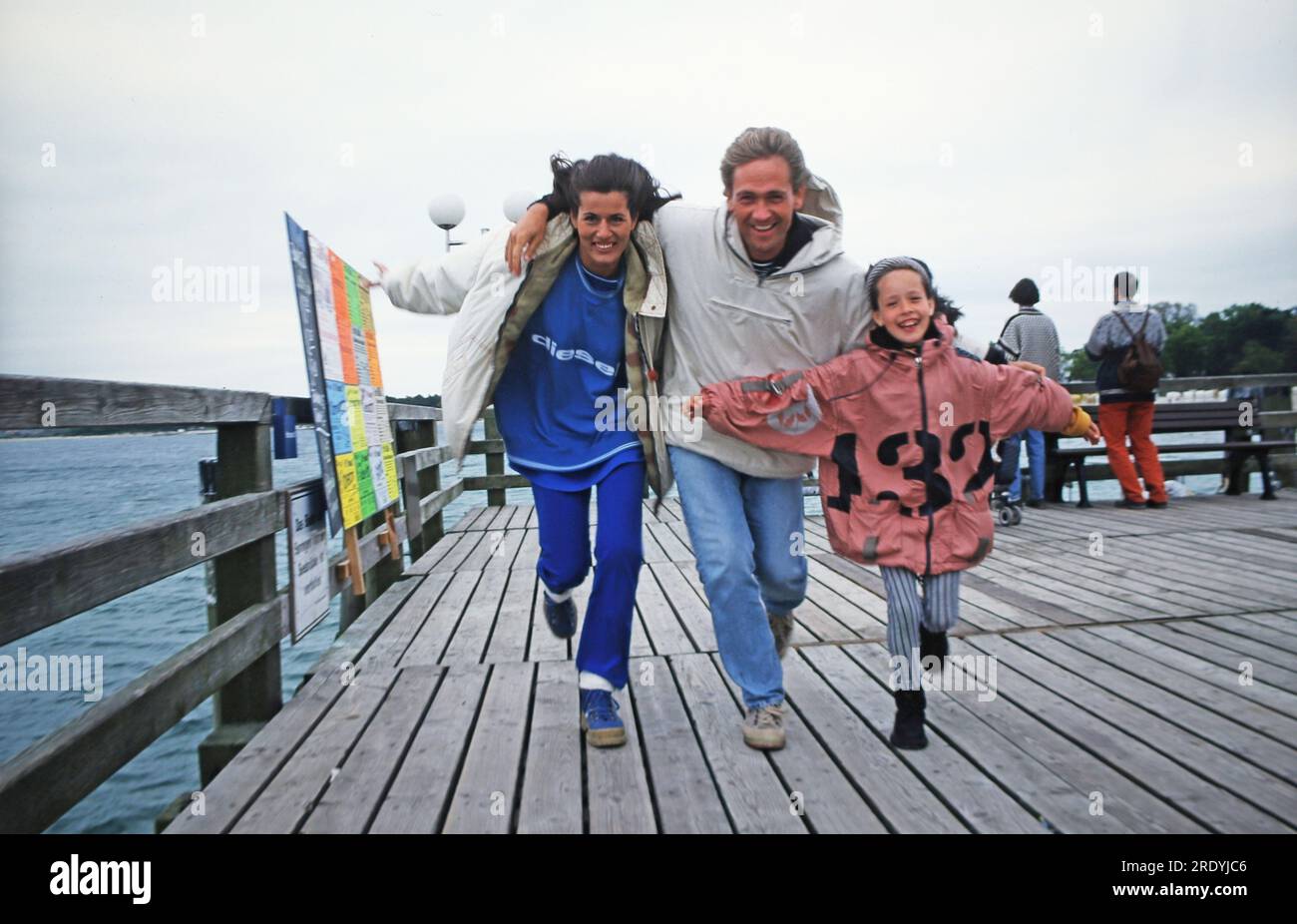 Olaf Berger, deutscher Moderator und Schlagersänger, im Urlaub mit ...