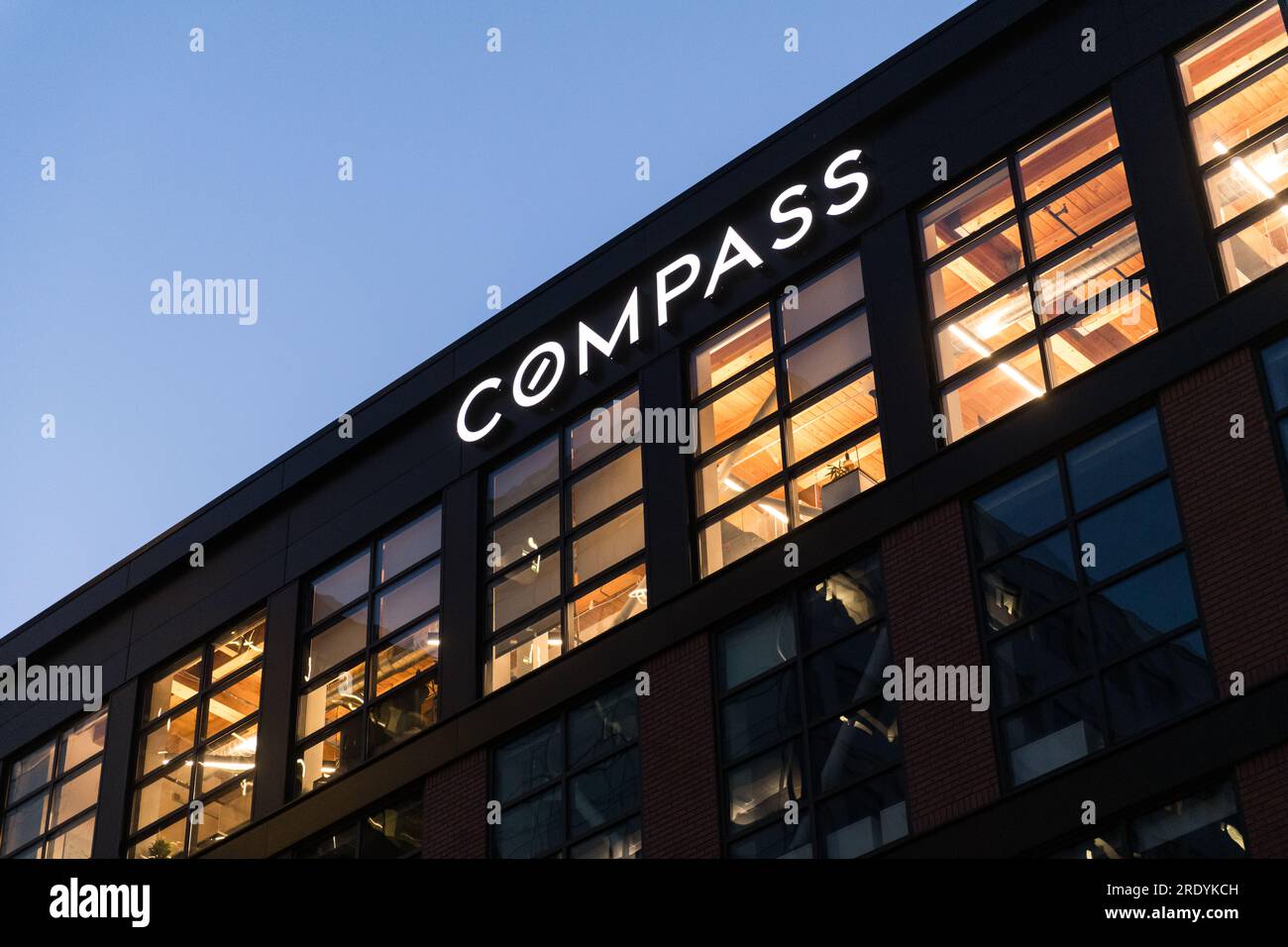 Seattle, USA. 20th July, 2023. Compass HQ in South Lake Union Stock ...