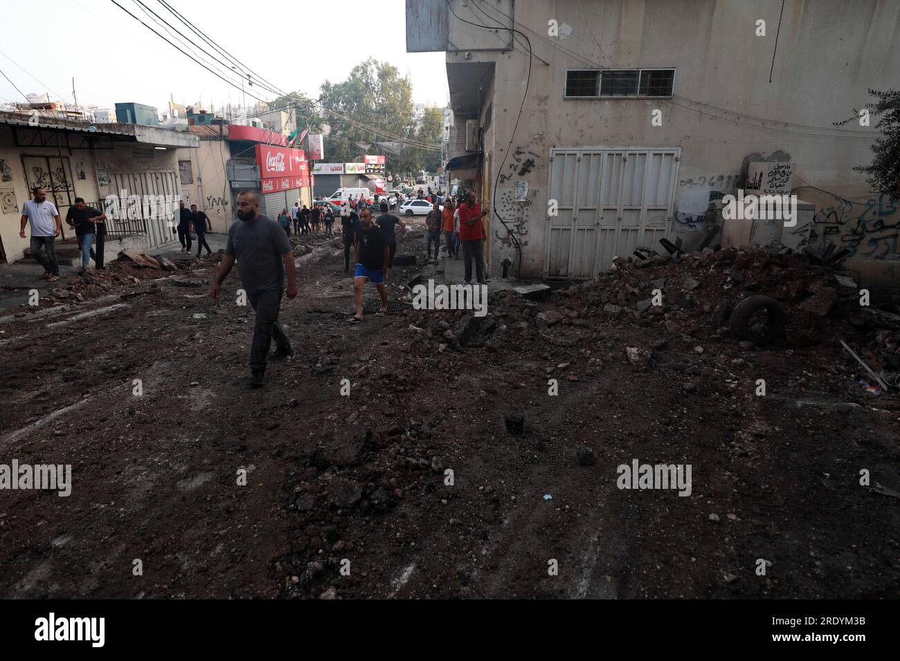 Nur Shams, Palestinian Territories. 24th July, 2023. Palestinians ...