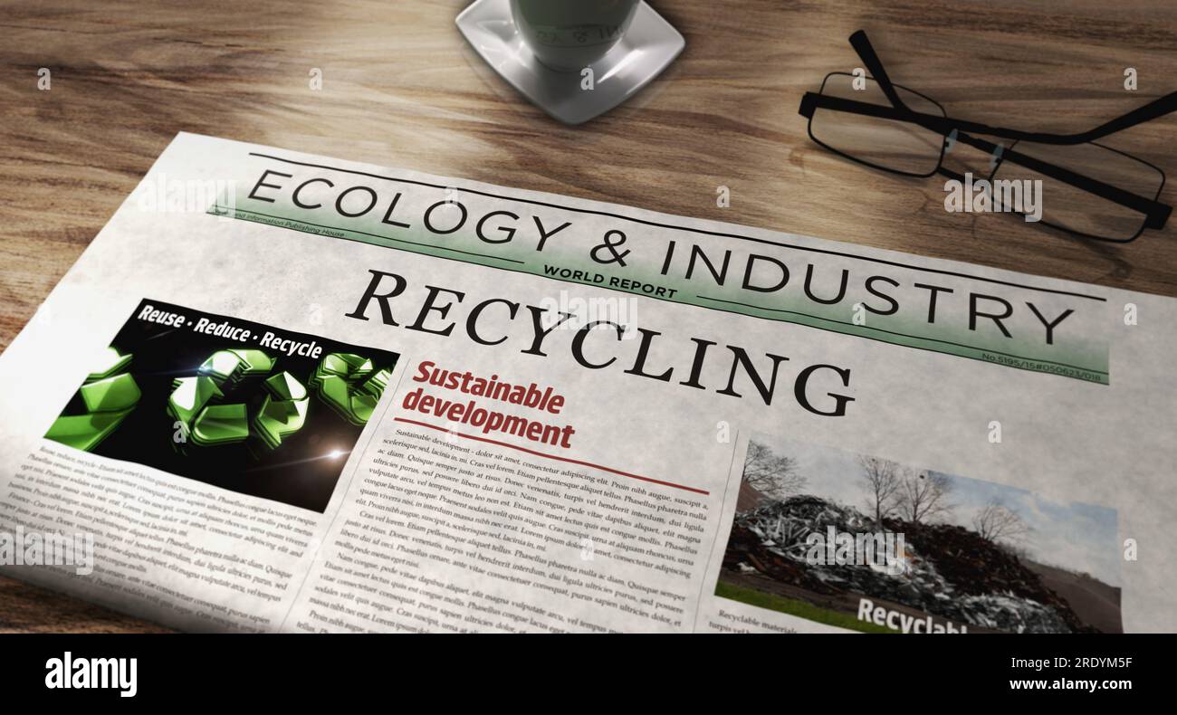Recycling ecology environment and sustainable economy daily newspaper ...