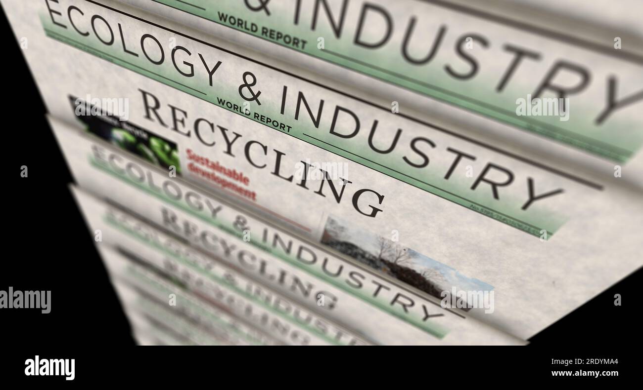 Recycling ecology environment and sustainable economy vintage news and ...