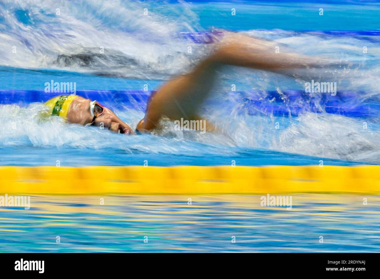 Fukuoka, Japan. 24th July, 2023. Moesha Johnson of Australia competes ...