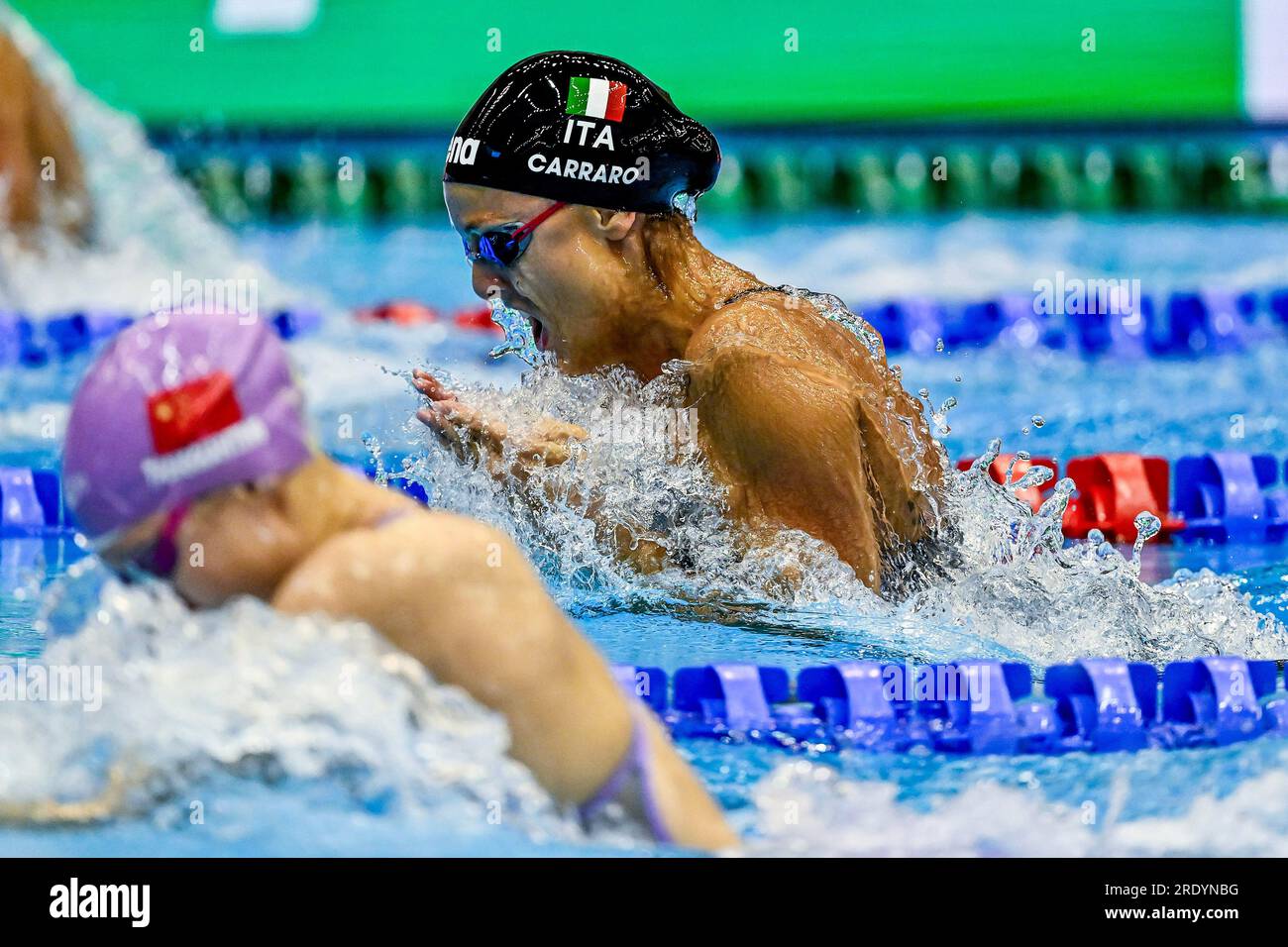 Fukuoka, Japan. 24th July, 2023. Martina Carraro of Italy competes in ...