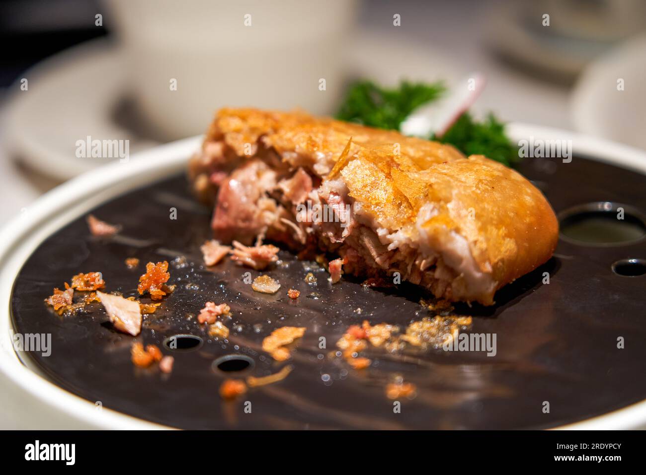 A delicious Chinese Hokkien dish, crispy taro duck Stock Photo - Alamy