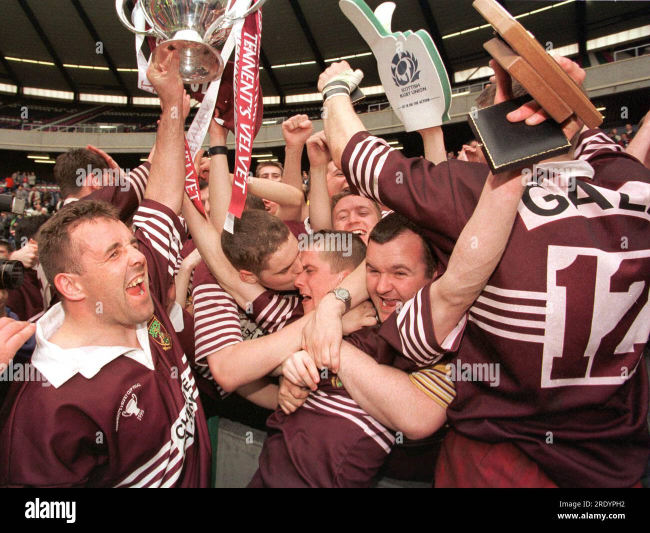 Tennent's Velvet Cup Final. Gala v Kelso. 24/4/99. Murrayfield. Gala ...