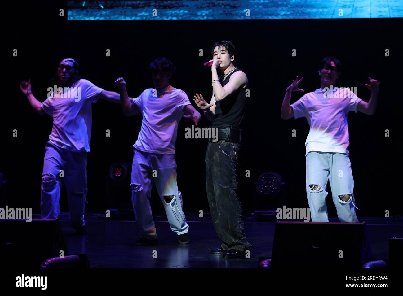 South Korean singer-songwriter, rapper, dancer and actor Han Seung-woo ...