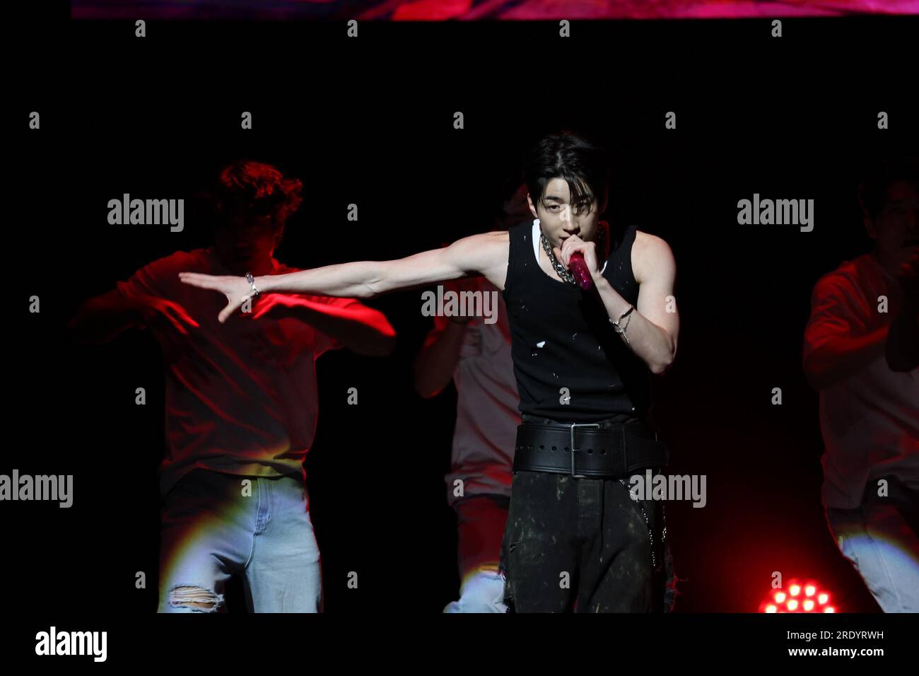 South Korean singer-songwriter, rapper, dancer and actor Han Seung-woo ...