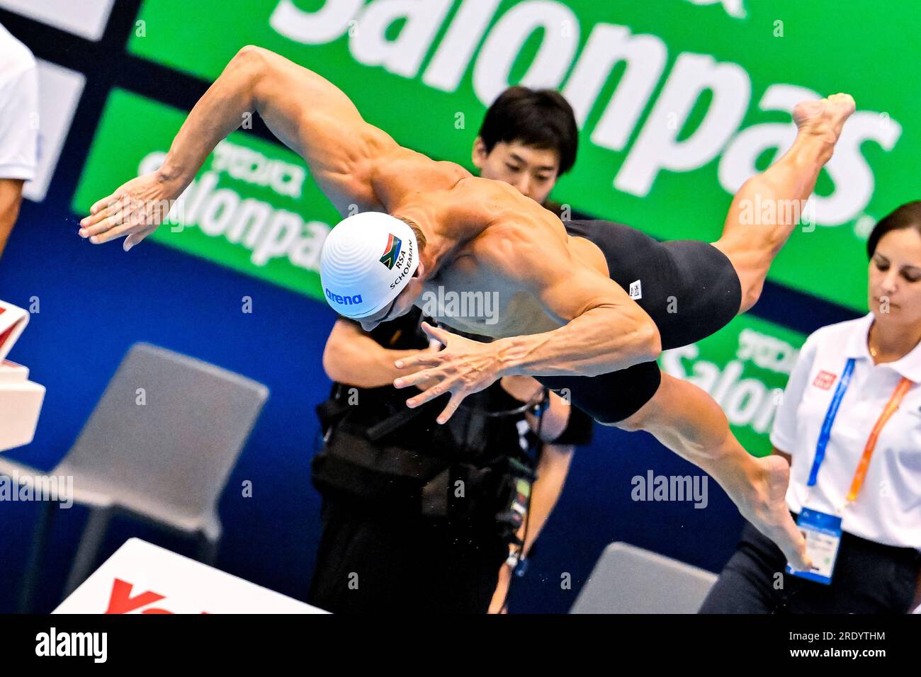 Fukuoka, Japan. 23rd July, 2023. Roland Schoeman of South Africa ...