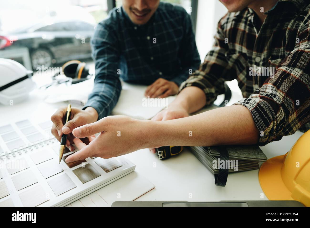 Engineers, designers and interior designers are finalizing the design ...