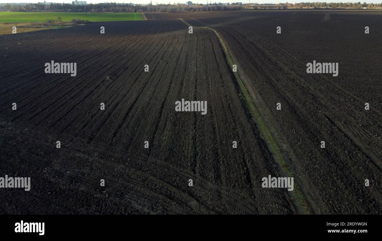 Plow dug up soil hi-res stock photography and images - Alamy