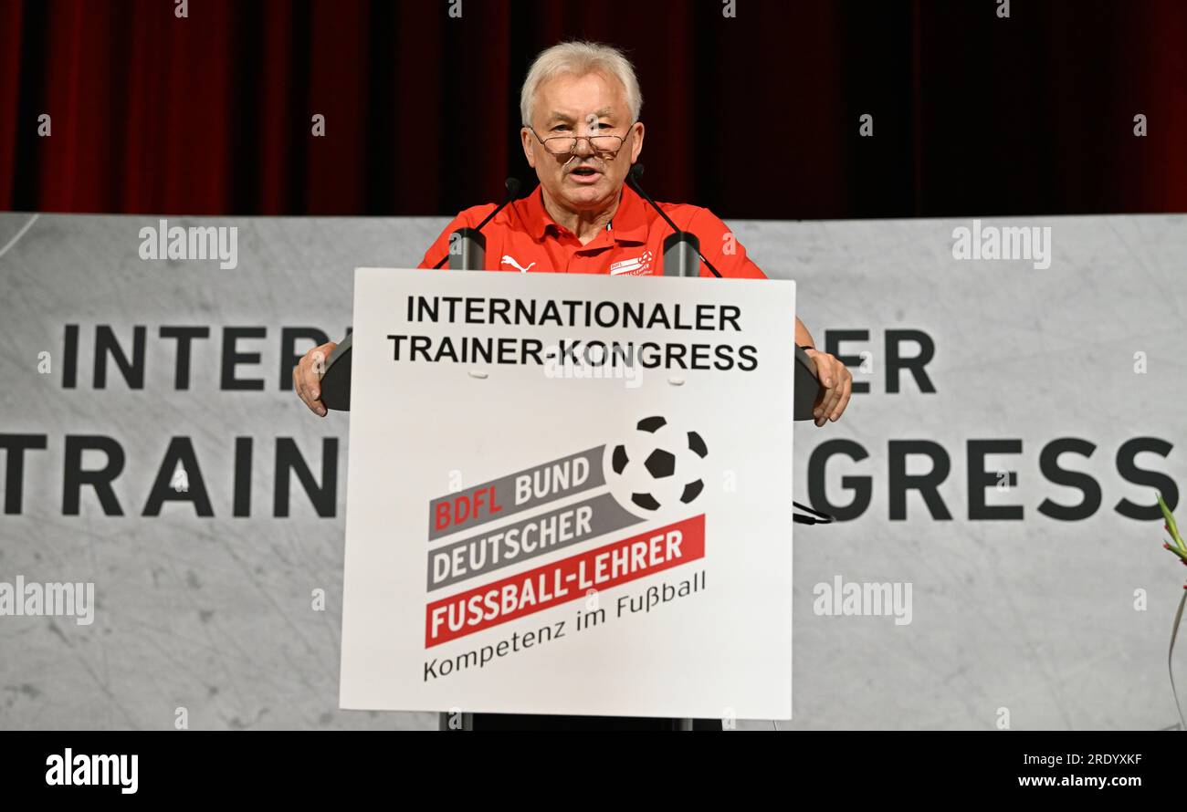 Bremen, Germany. 24th July, 2023. Benno Möhlmann, BDFL president, will ...