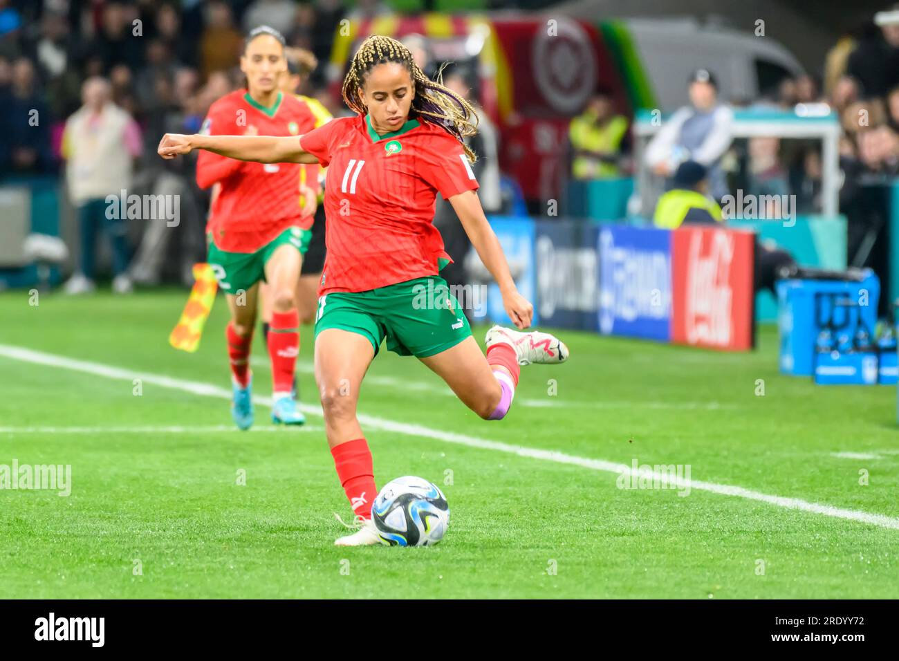 Fatima Tagnaout of Morocco during the FIFA Women's World Cup 2023 match ...