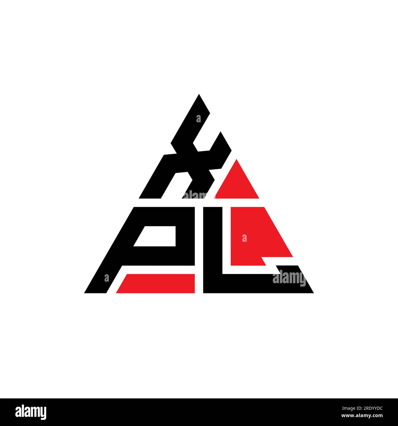 XPL triangle letter logo design with triangle shape. XPL triangle logo ...