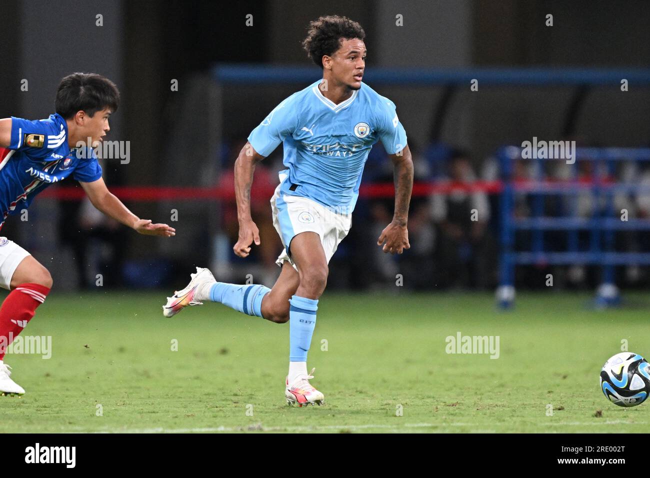 National Stadium, Tokyo, Japan. 23rd July, 2023. Oscar Bobb (Manchester ...