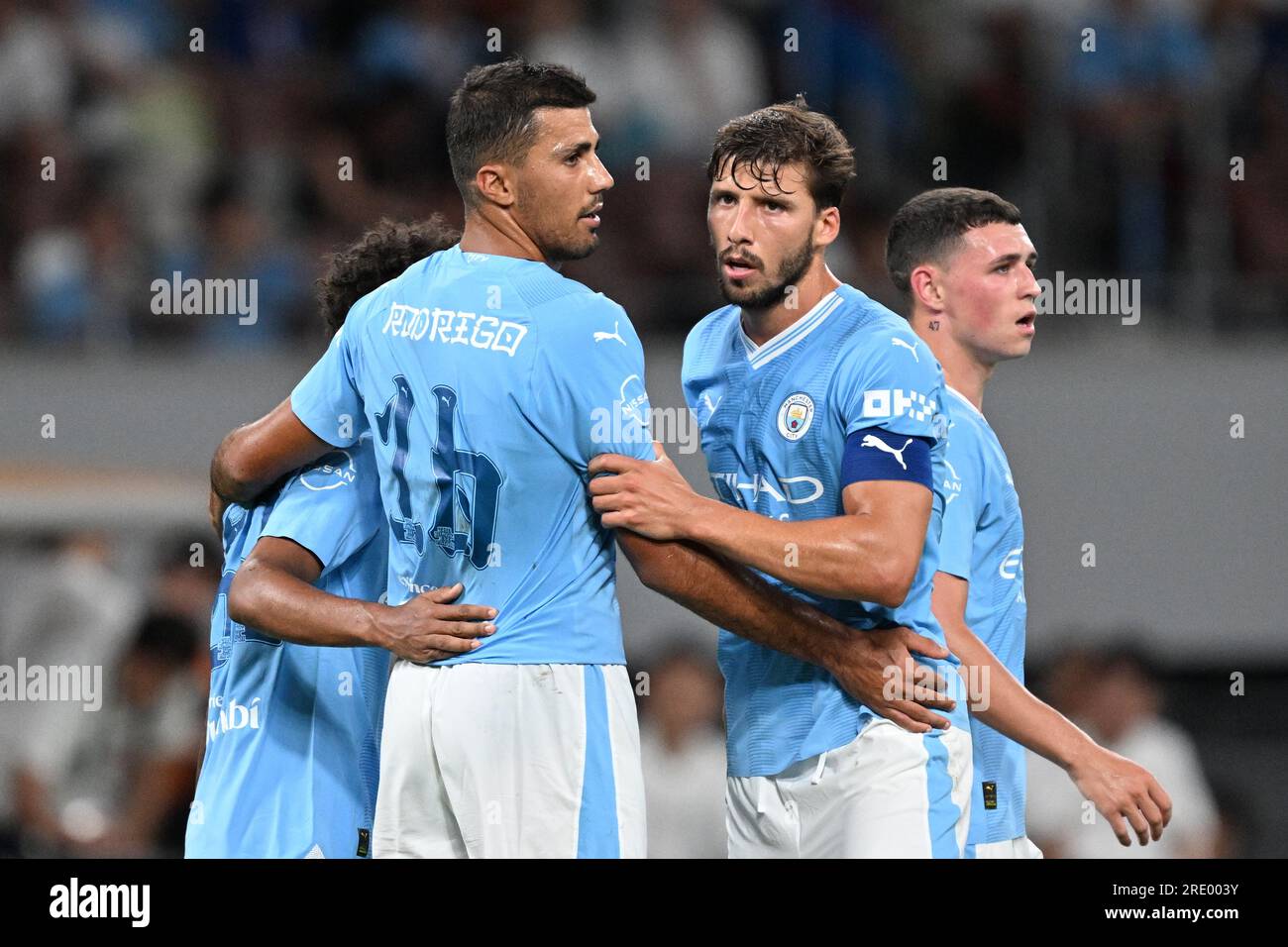 National Stadium, Tokyo, Japan. 23rd July, 2023. (L-R) Rodrigo, Ruben ...