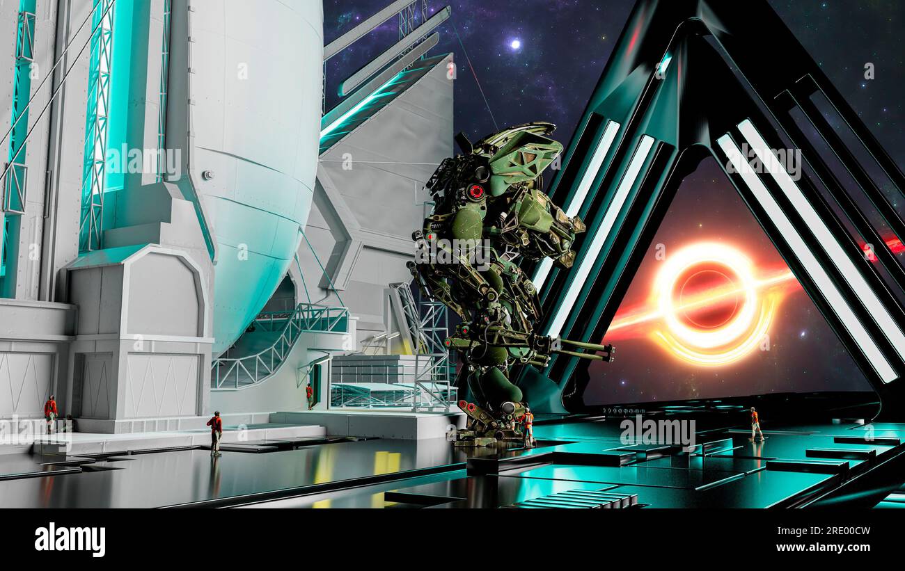 Space outpost, technology and war machines, sci-fi, conquering new ...