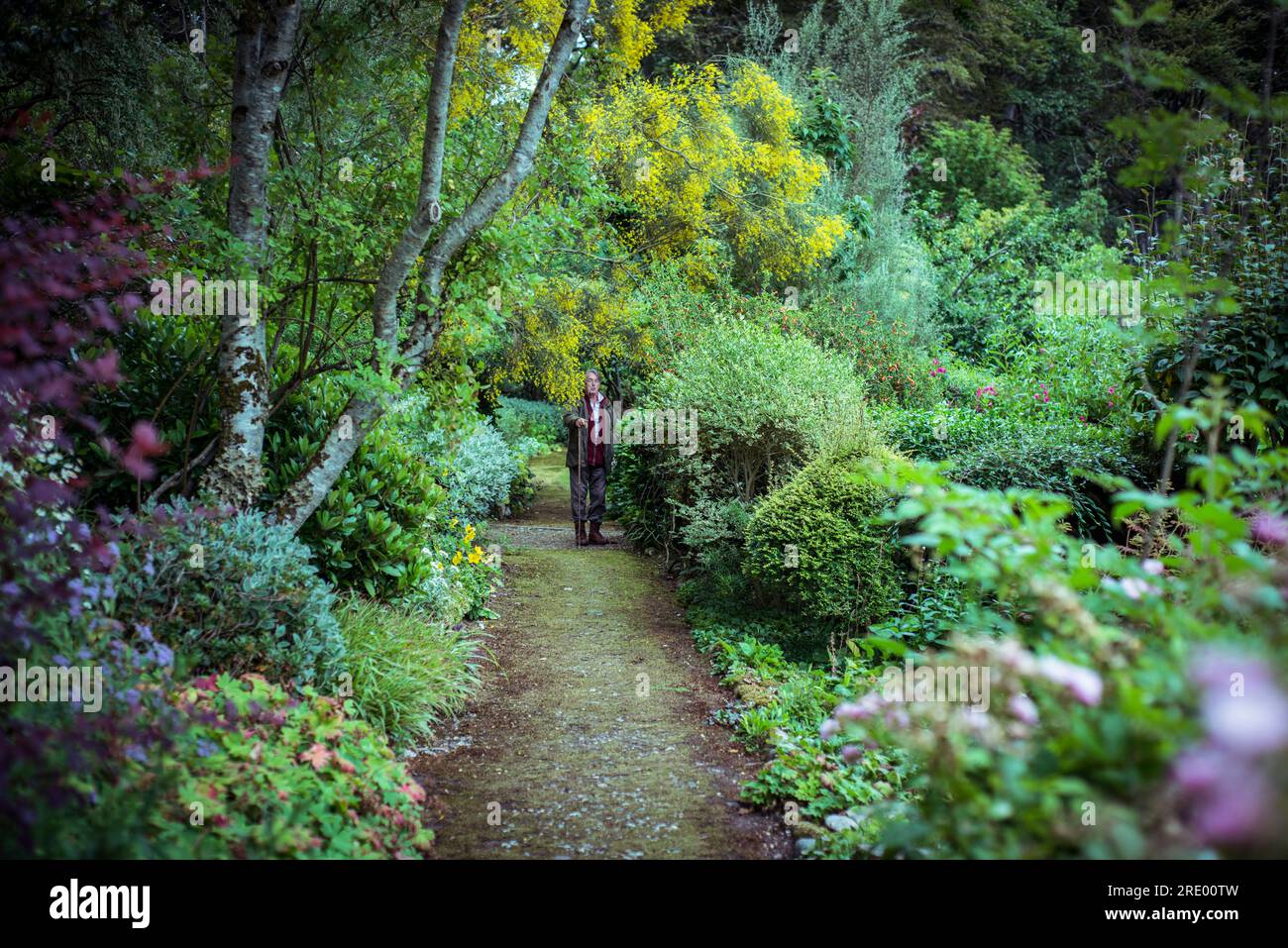 Old man stands hi-res stock photography and images - Alamy