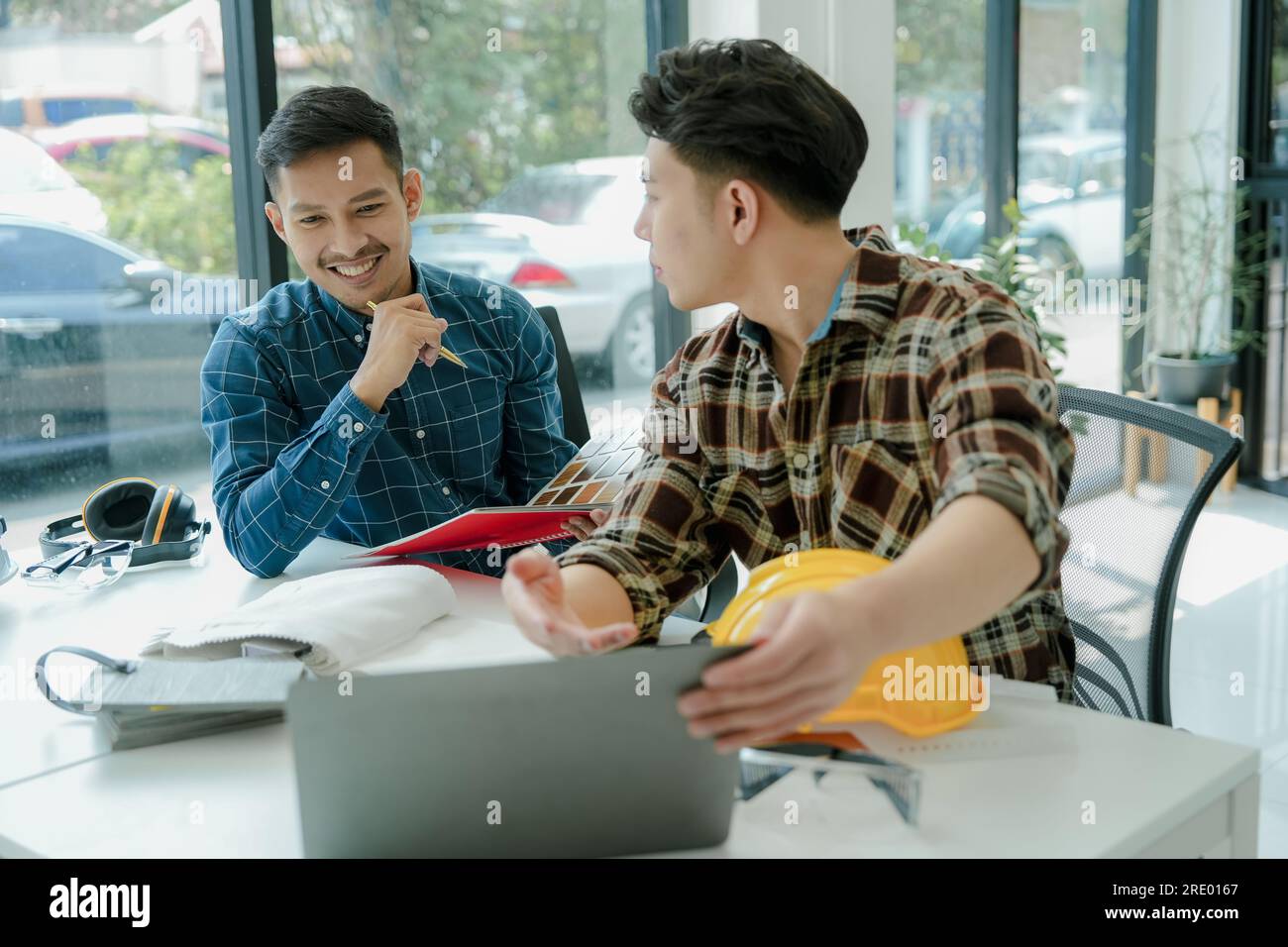 Engineers, designers and interior designers are finalizing the design ...