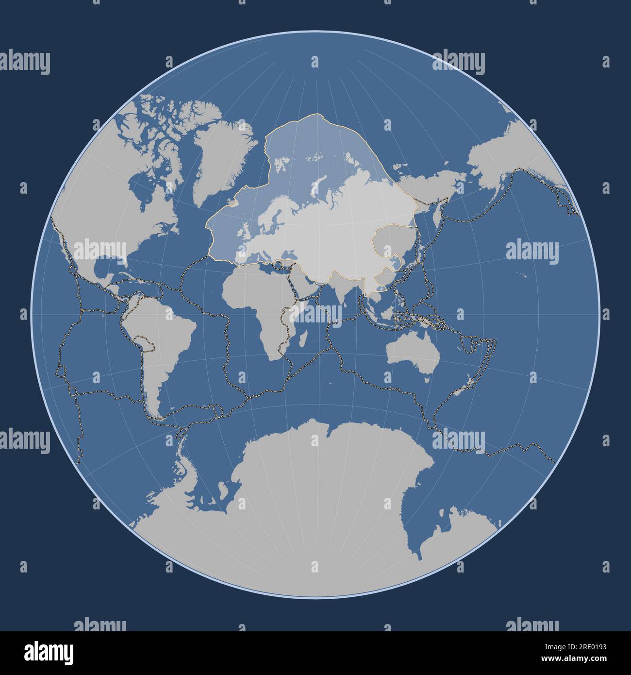 Map tectonic plates boundaries hi-res stock photography and images - Alamy