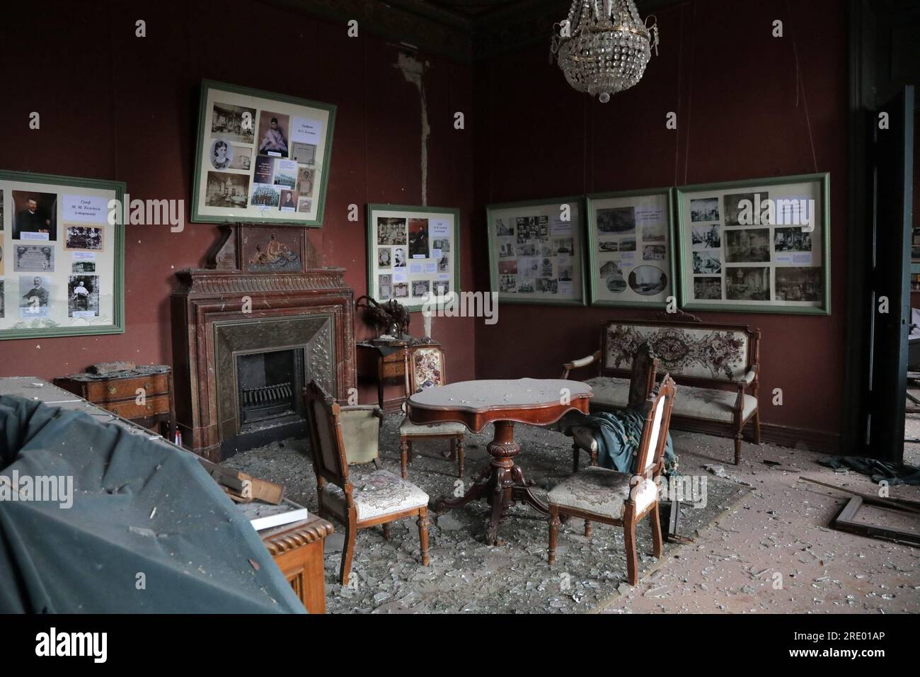 ODESA, UKRAINE - JULY 23, 2023 - The interior of the House of ...