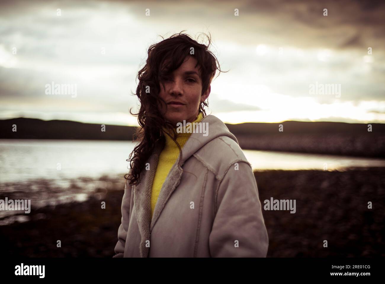 Peaceful girl hi-res stock photography and images - Alamy