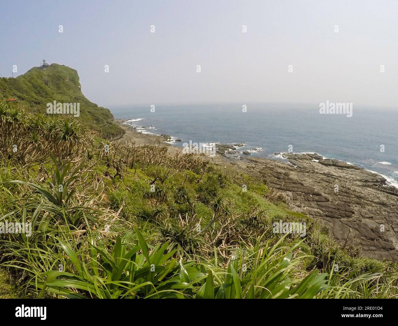 Bitoujiao Trail in Bitou Cape, a famous hiking trail on the mountain ...