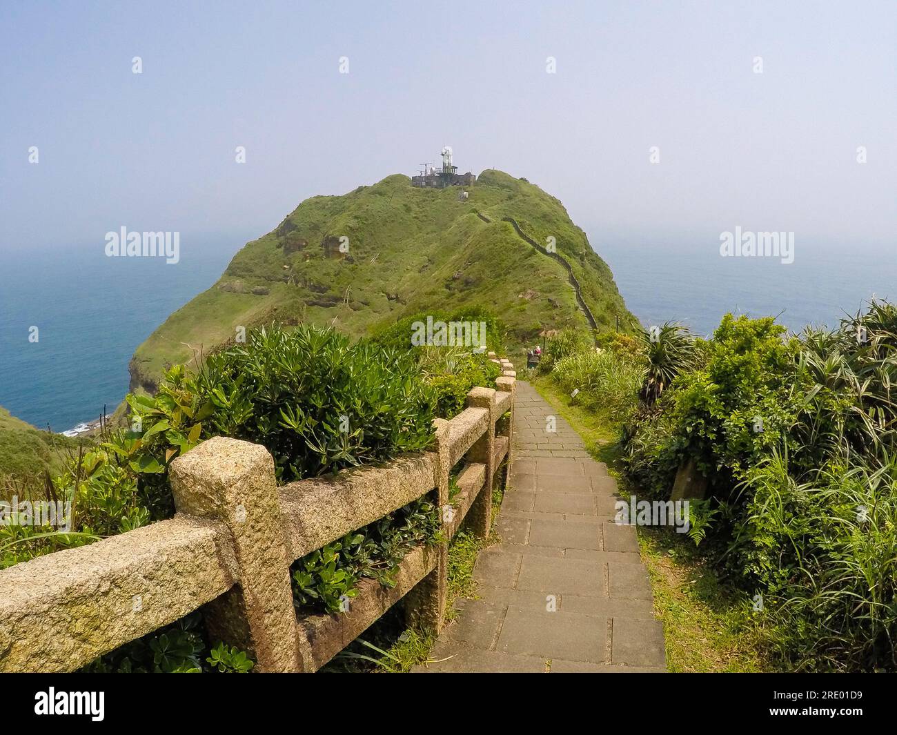 Bitoujiao Trail in Bitou Cape, a famous hiking trail on the mountain ...