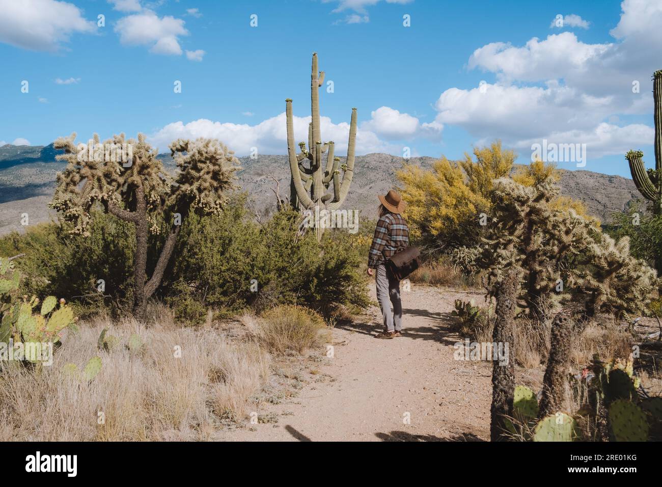Hiking through the desert hi-res stock photography and images - Alamy