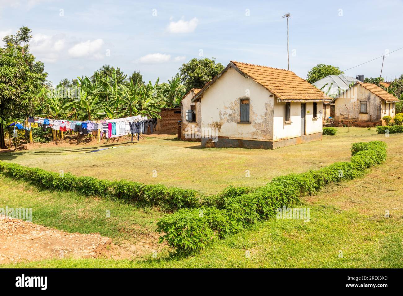 Residential area on the outskirts of Entebbe. Uganda Stock Photo - Alamy