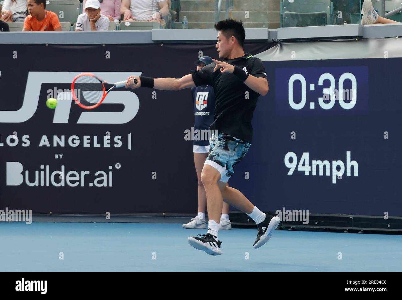 23 July 2023 Carson, California - Yibing Wu. UTS - Ultimate Tennis Showdown Finals held at the ...