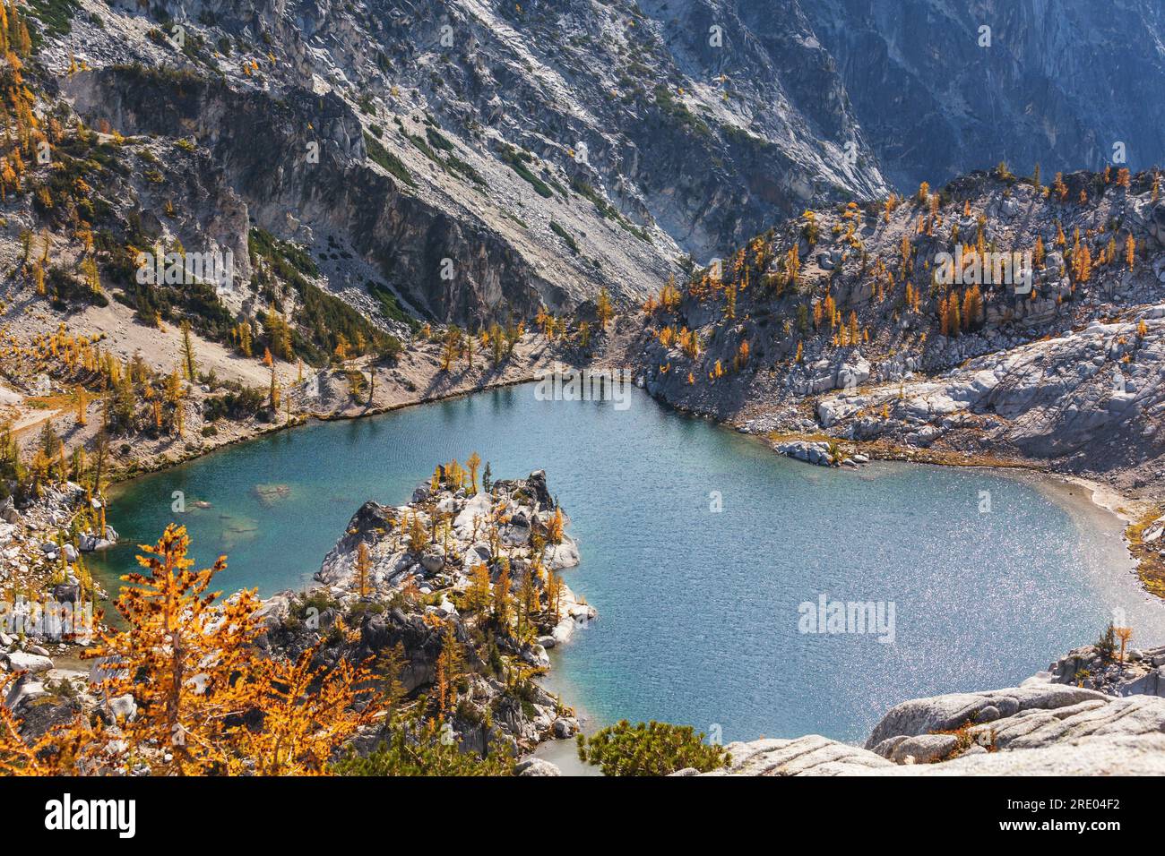 Beautiful Alpine lakes wilderness area in Washington, USA Stock Photo ...