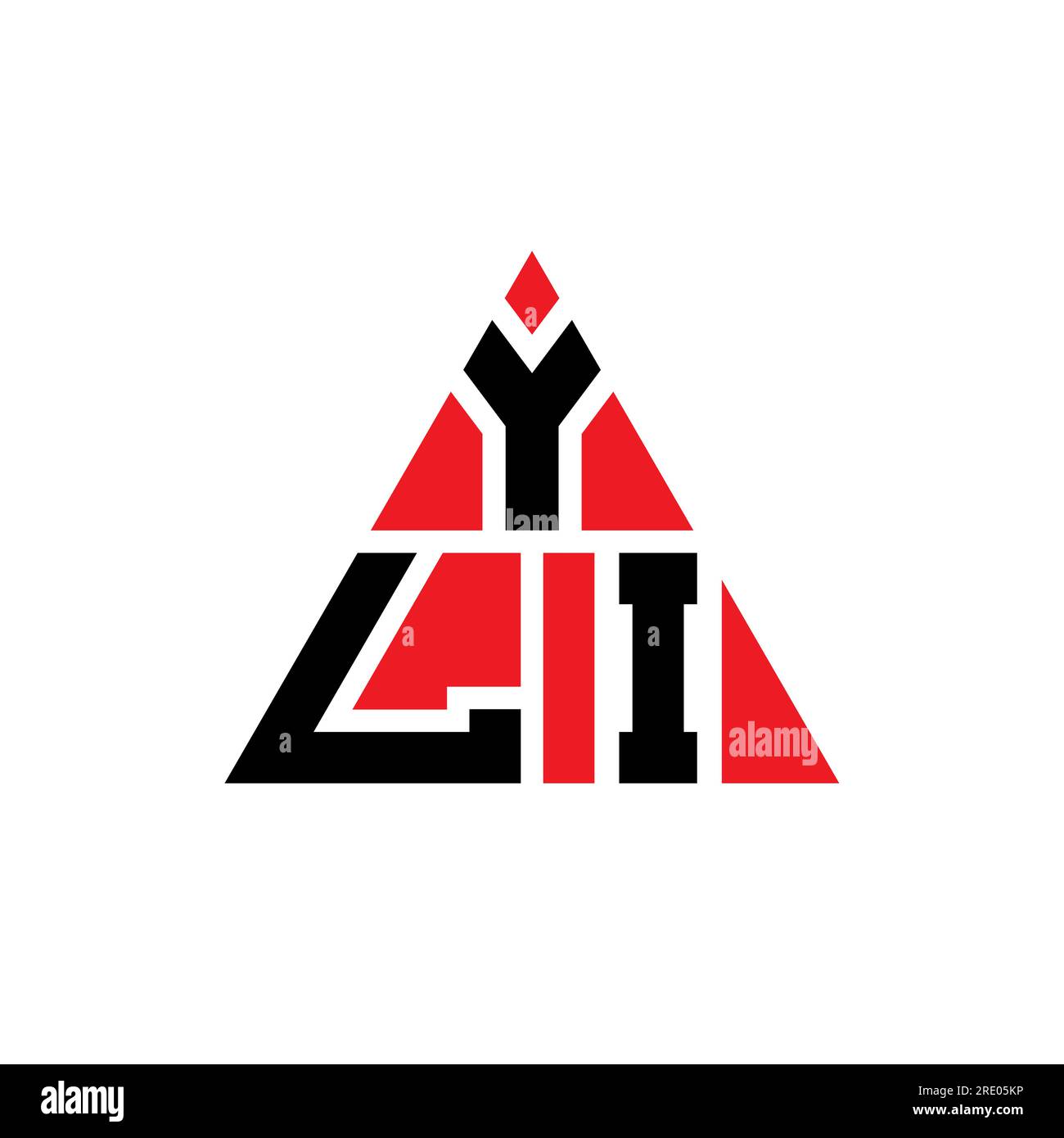 YLI triangle letter logo design with triangle shape. YLI triangle logo ...
